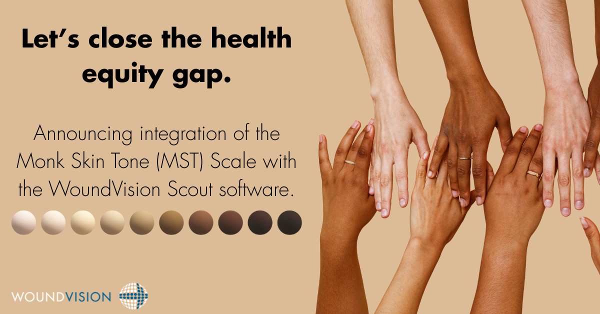 WoundVision Scout + Now Integrated with the Monk Skin Tone (MST) Scale